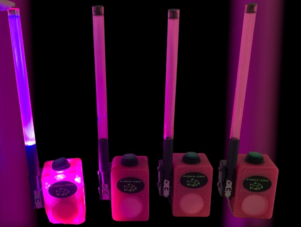 Set of 4 Newly designed beeper with case – Fish-On Beepers and Flavor